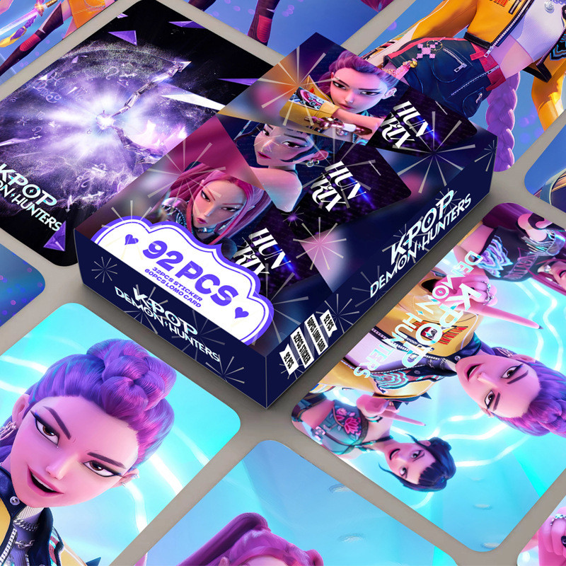 KPop Demon Hunters Photocard HUNTR/X Zoey Rumi Mira Card Saja Boys สติกเกอร์ | Shopee Thailand