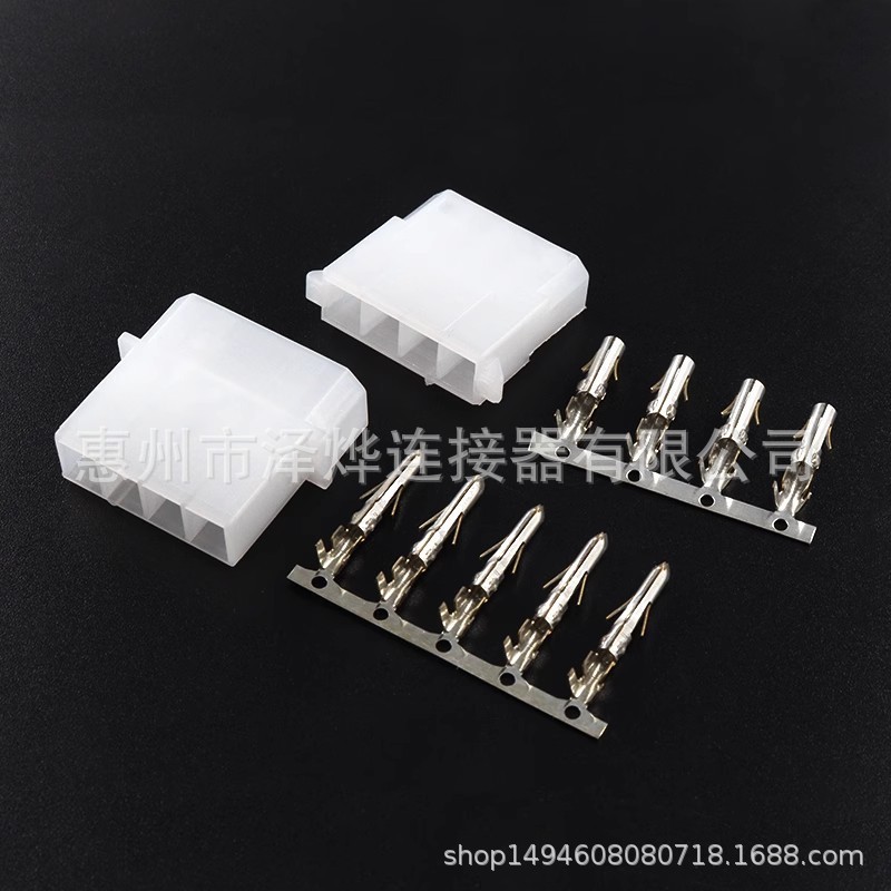 ขนาดใหญ่ 4P Power Socket Connector ใหญ่ FourP ชายหญิงคู่ปลั๊กยาง Shell ...