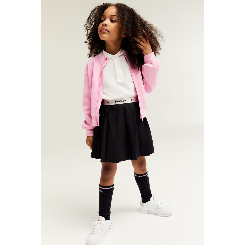 H&M Girl Pleated jersey skirt 1257080_1 | Shopee Thailand