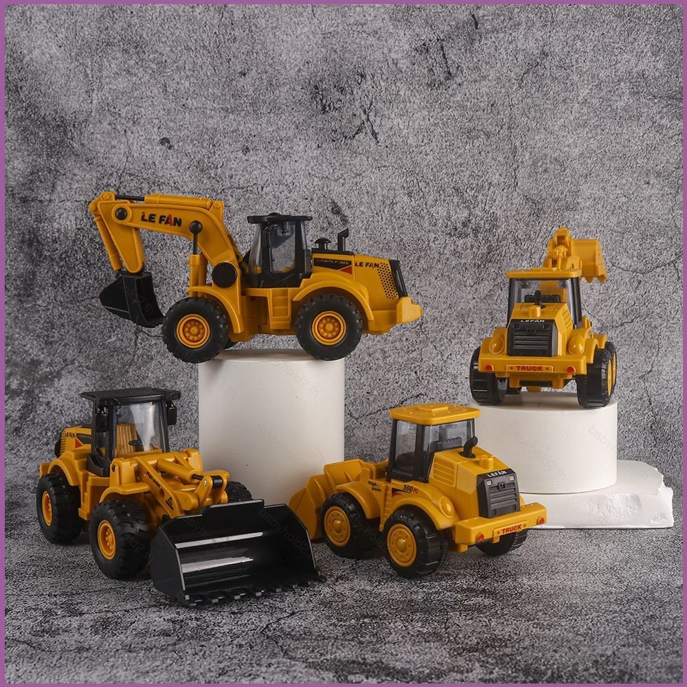 Yb Engineering Action Figure Bulldozer รถขุด cranked พลั่วรถบรรทุก ...