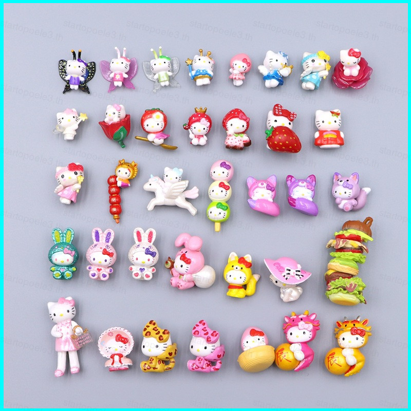 Ellen Sanrio Action Figure Hello Kitty Melody การ์ตูนมินิรุ่นตุ๊กตาของ ...