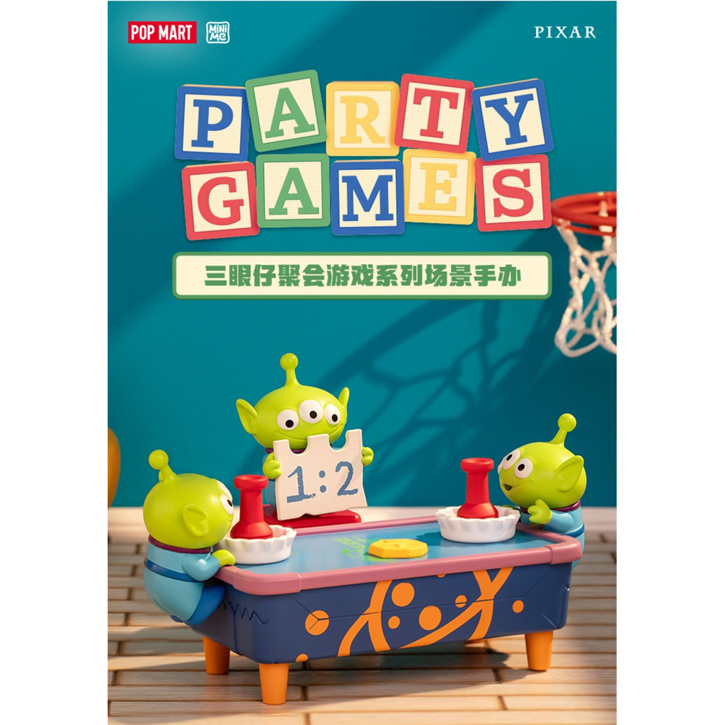 POPMART POPMART Disney Party Game Series Mystery Box ของแท้รูปน่ารักของ ...