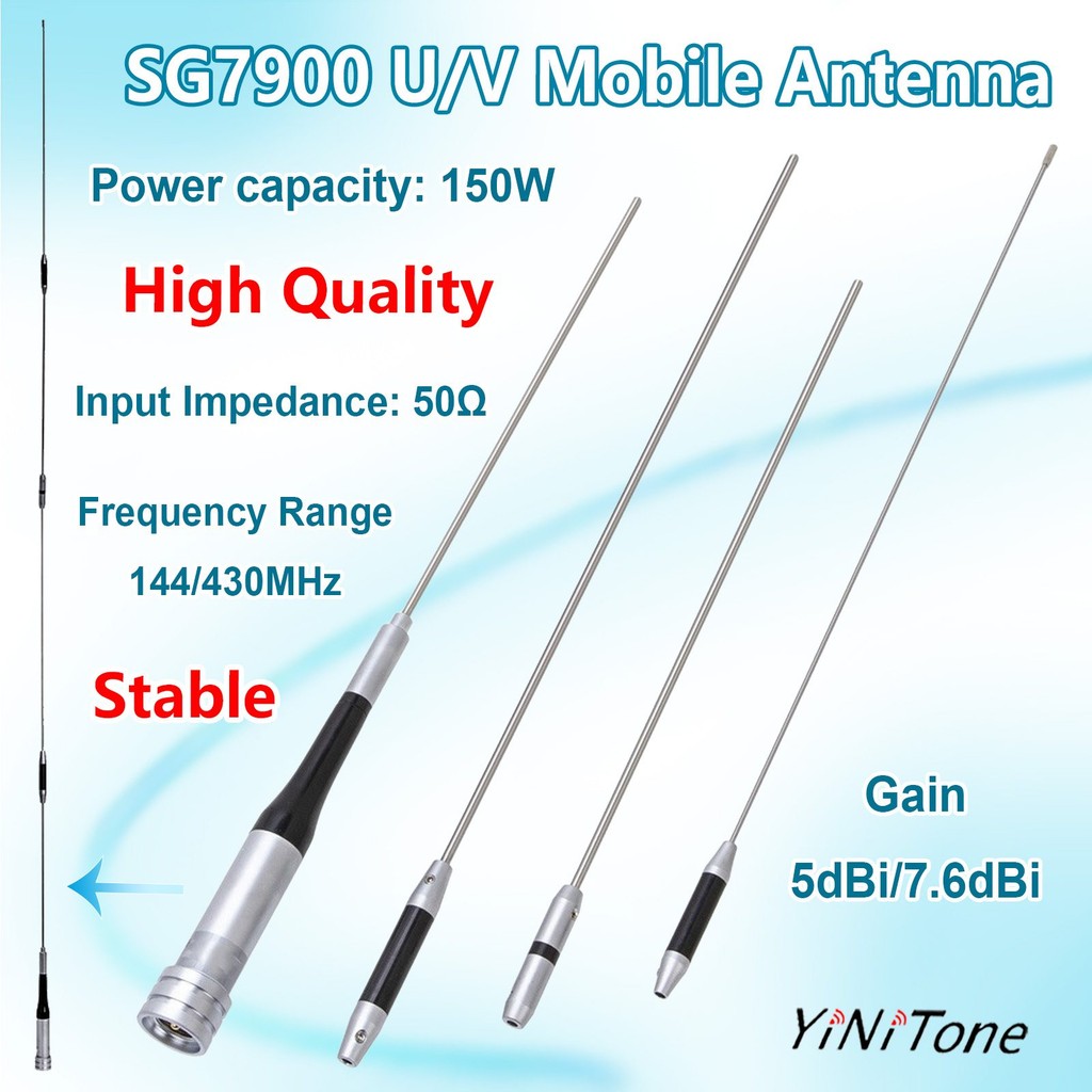 Sg7900 U/Vดูอัลแบนด์เสาอากาศมือถือวิทยุ 144/430Mhz กําไรสูงคุณภาพสูง ...