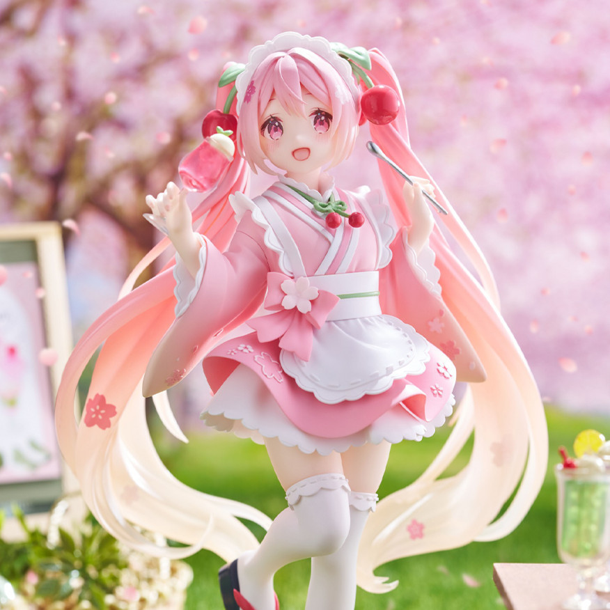 Taito Coreful Hatsune Miku Sakura Hatsune Japanese Style Maid Ver. ฟิกเกอร์จิงปิน | Shopee Thailand