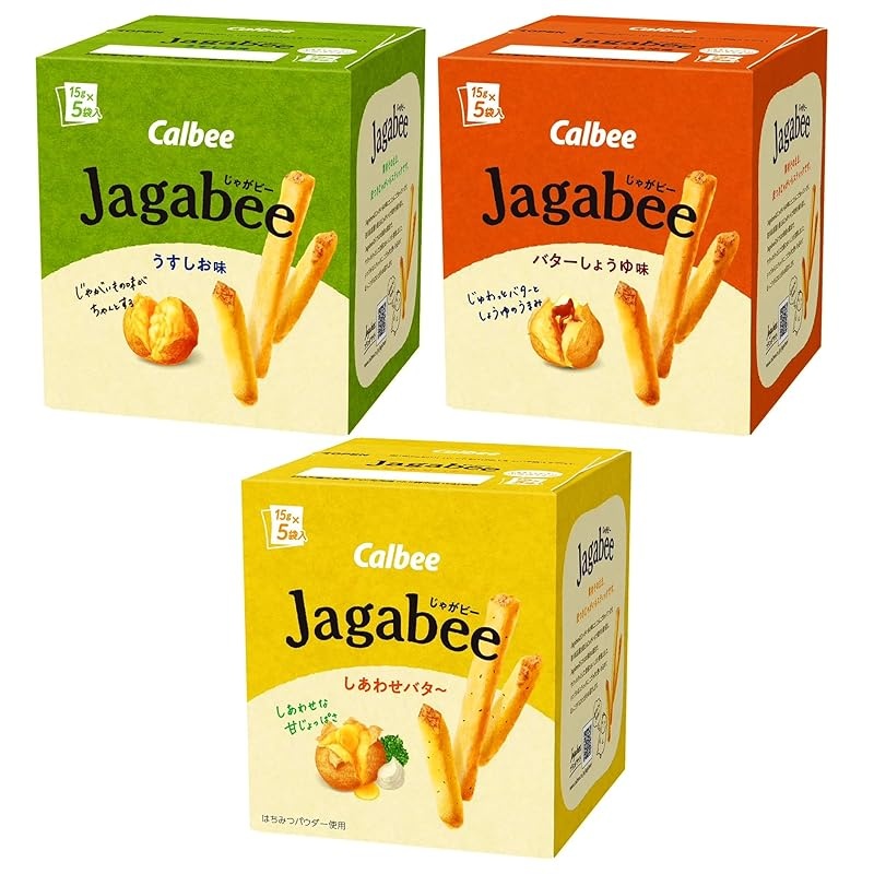 《JAPAN》★Calbee Jagabee 3-Flavor Assortment 6 Boxes | Shopee Thailand