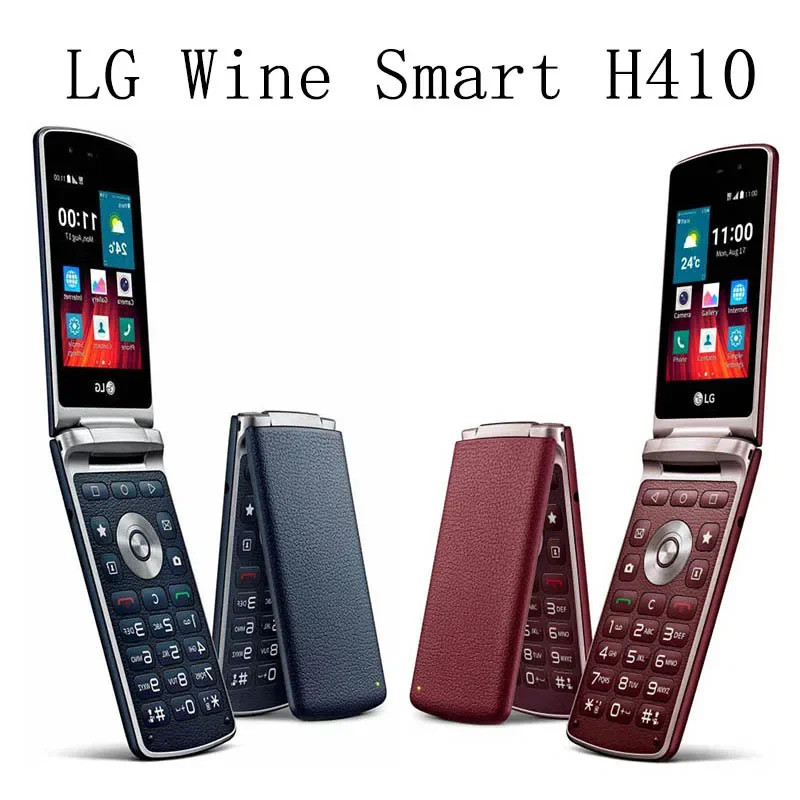 ปลดล็อก LG Wine Smart II H410โทรศัพท์มือถือ3.2 ''ips หน้าจอ LCD 1GB RAM ...