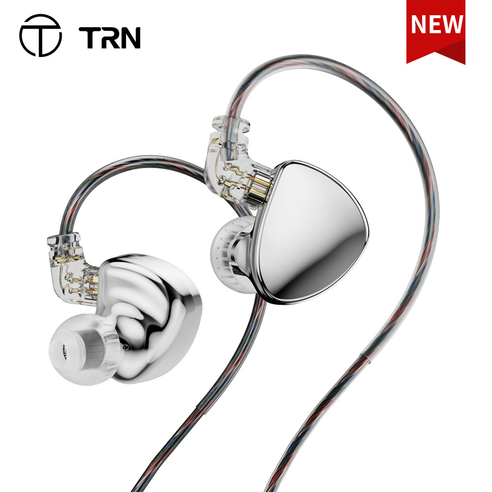 Trn MT5 หูฟังไดรฟ์แบบไดนามิกหูฟังชนิดใส่ในหู 10 มม.High-polymer LCP ได ...
