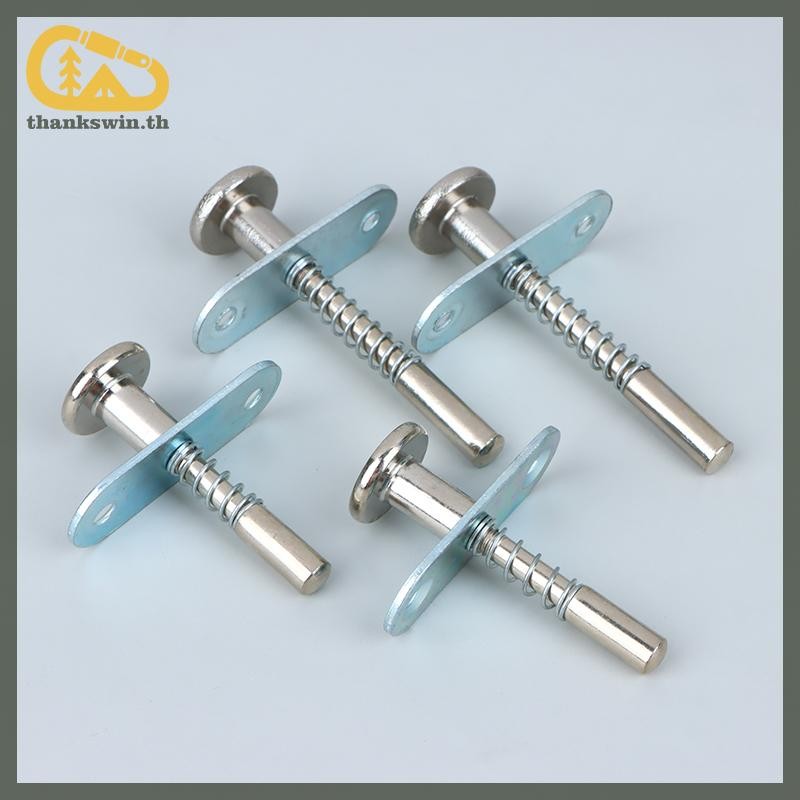 Thankswin 2 ชิ้น Plunger Latches ฤดูใบไม้ผลิ-Loaded ประตูปรับ Rod Latch ...