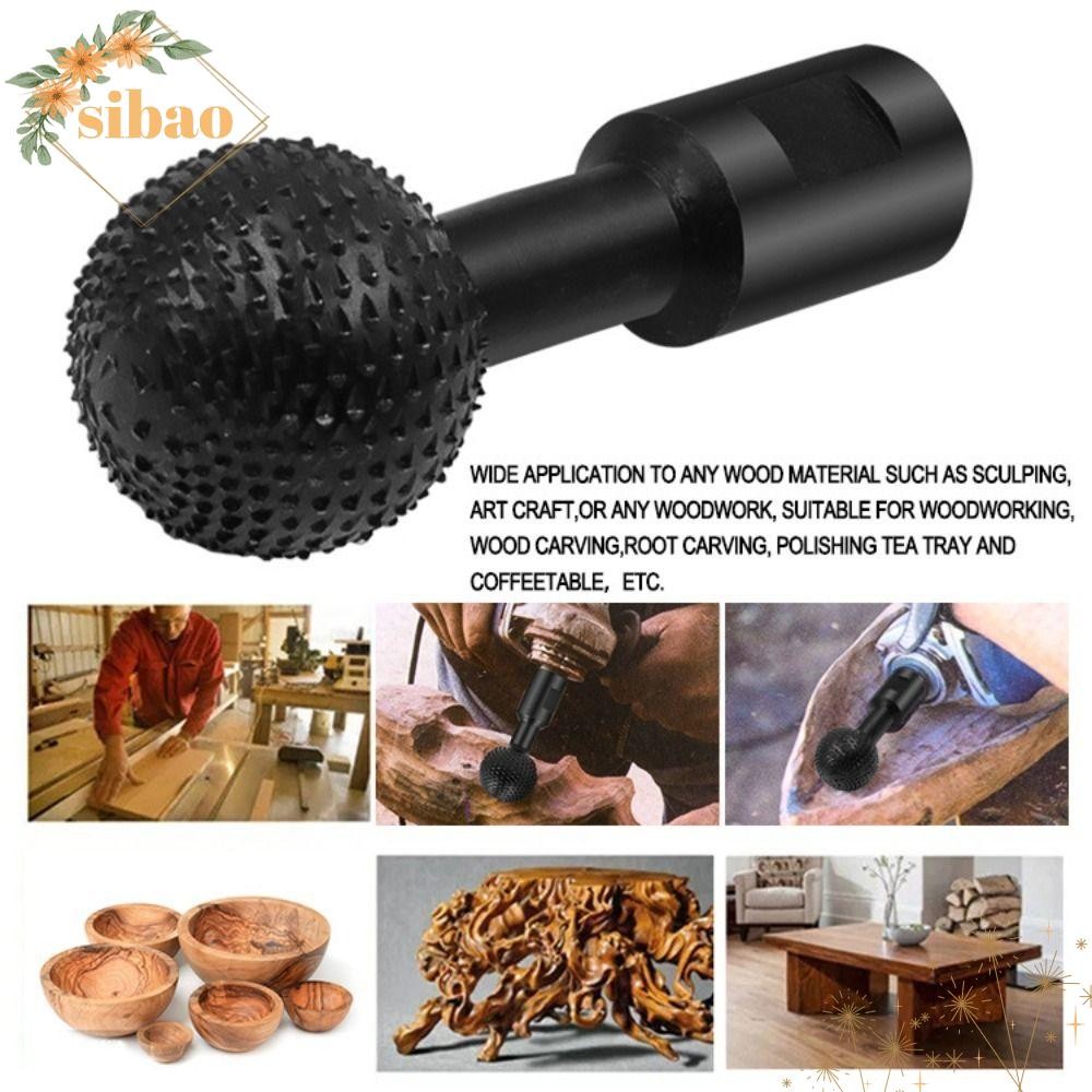 SIBAO คาร์ไบด์โรตารีแกนเสี้ยนรูปทนทานหัวเจียรไฟล์สิ่วงานไม้ขัด | Shopee ...