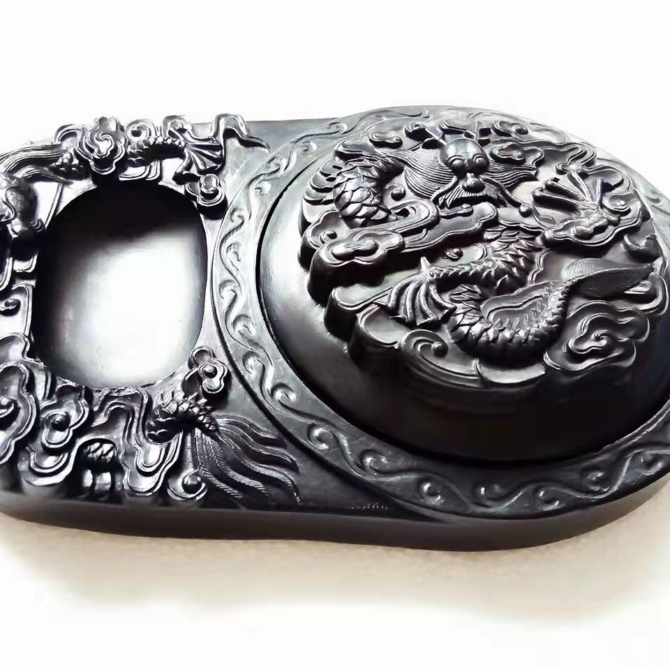 Cheng Mu Inkstone Table Clearance Study Four Treasures Pure Handmade ...