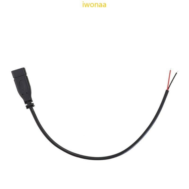 Iwo Type C หญิง USB C Pigtail สายเคเบิลขยายสายไฟ USB C ถึง 2Pin ลวด ...