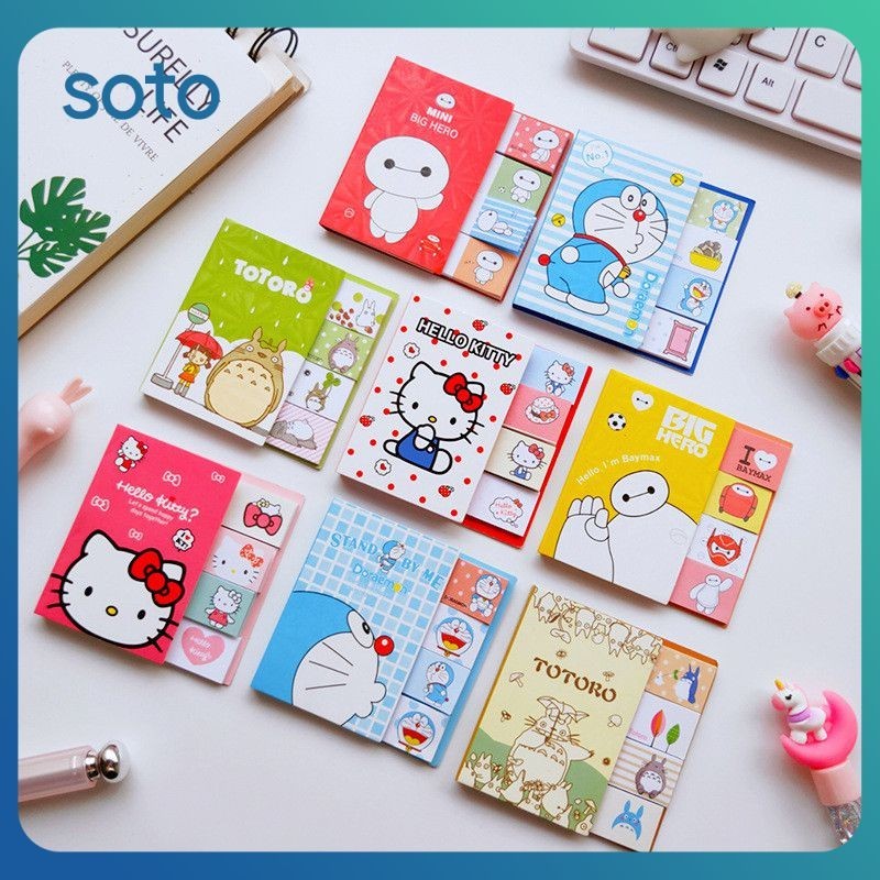 Sanrio น่ารักการ์ตูน Sticky Note Hellokitty Doraemon Notes Quick ...