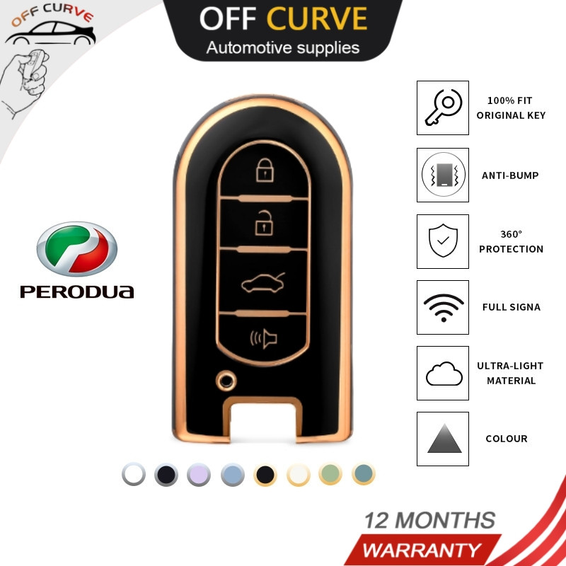Perodua MYVI BEZZA AXIA ARUZ TPU ฝาครอบกุญแจรถ Sarung Kunci Toyota Rush ...