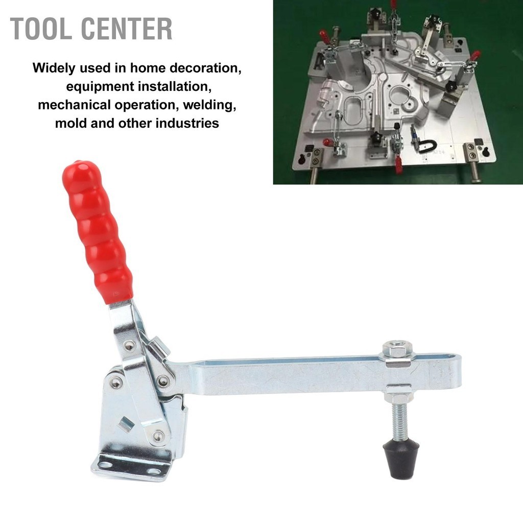 Tool Center Heavy Duty Toggle Clamp เหล็กคาร์บอนสูงความยาวพิเศษ Quick ...