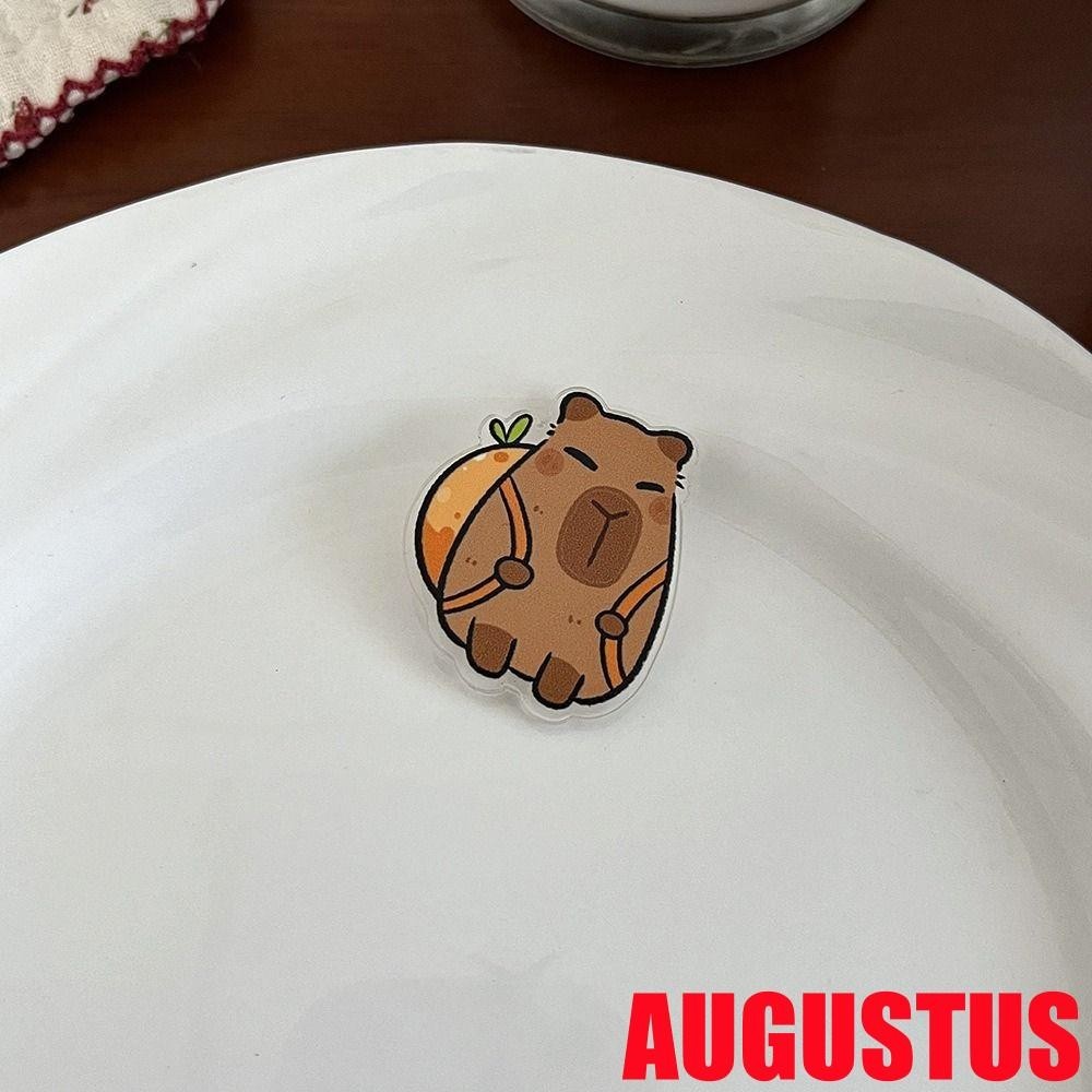Augustus อะคริลิค Capybara Pin, Breastpin น่ารัก Study Capybara เข็ม ...