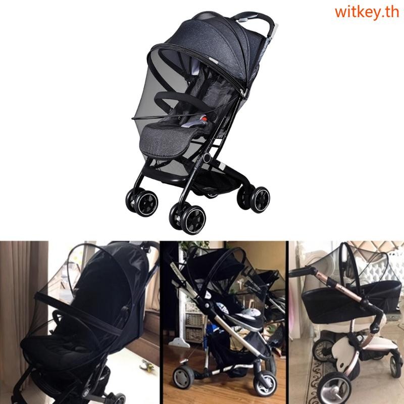 Wit ตาข่ายเด็กแบบพกพา Breathable Pram Fly แมลง Bug สุทธิสบายรถเข็นเด็ก ...