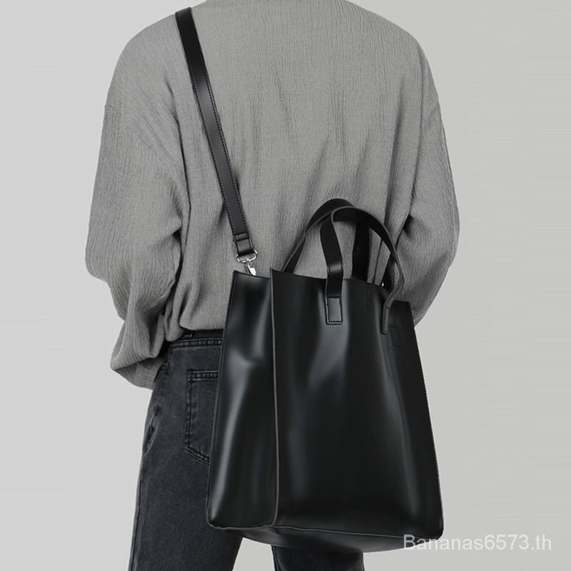 เวอร ์ ชั ่ นเกาหลี Street Wear One-Shoulder Diagonal Tote Bag PU ...