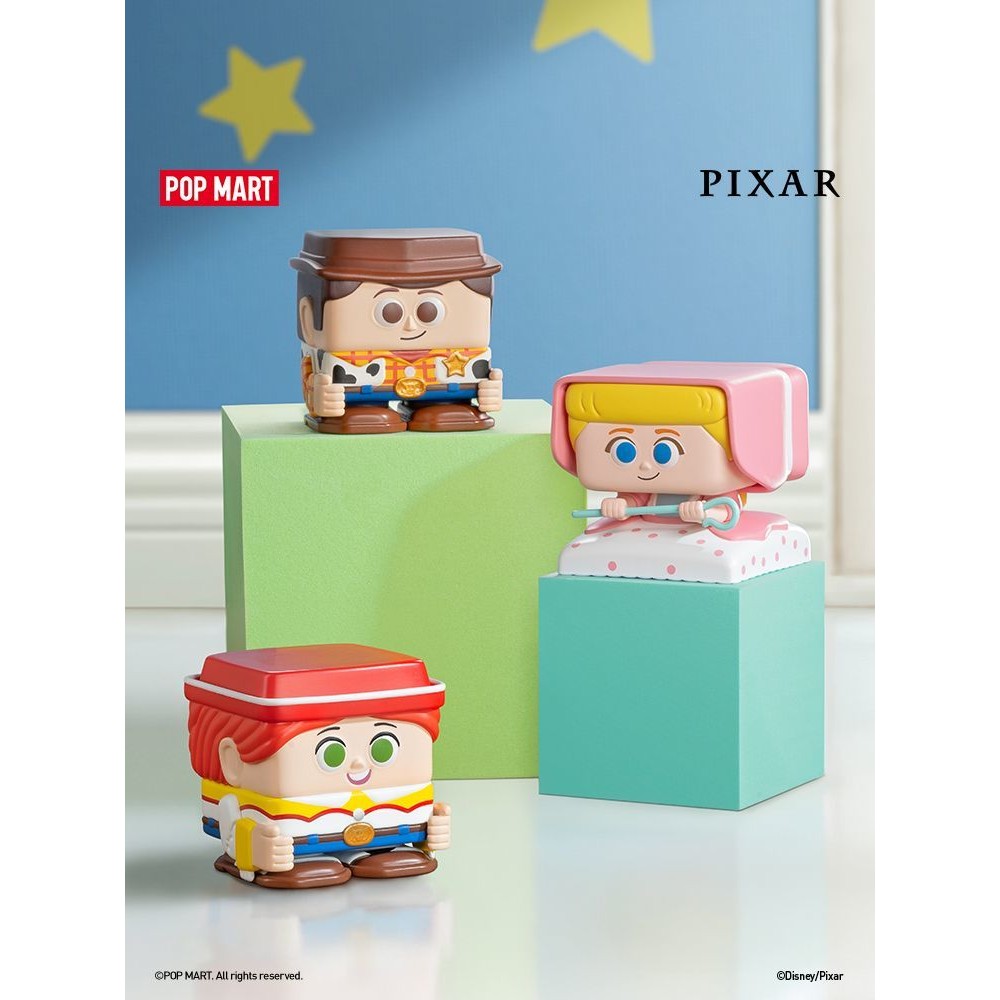 P POPMART POPMART Disney/Pixar POP CUBE-2 Series กล่องปริศนาฟิกเกอร์ ...