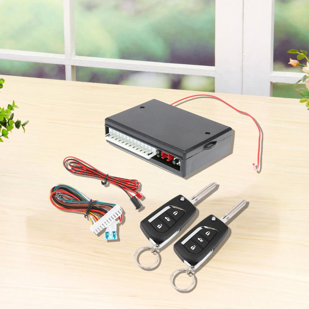 Car Auto Keyless Entry System รีโมทคอนโทรล Central Locking Kit VH13P ...