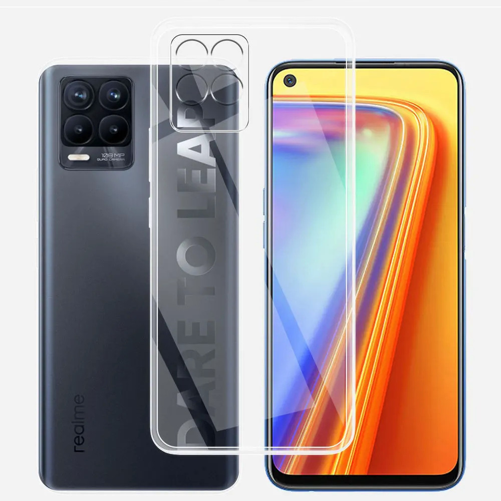 สําหรับrealme 8 4G RMX3085 6.4 นิ้วSlim Soft ClearซิลิคอนยางScratch ...