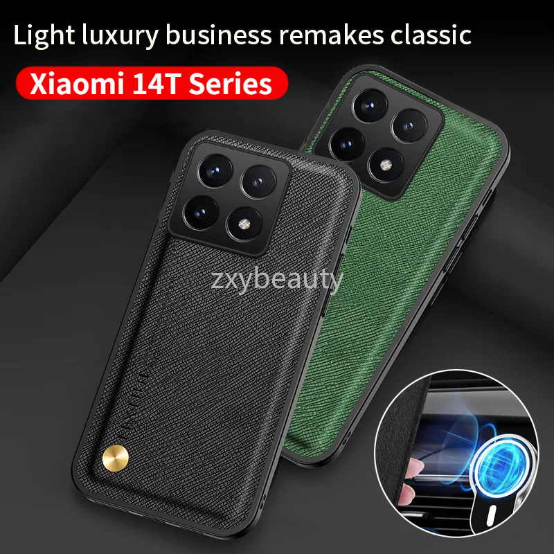 ปลอกสําหรับ Xiaomi 14T Pro 5G 2024 เคสโทรศัพท์หนังป้องกันบน Mi14T Mi ...