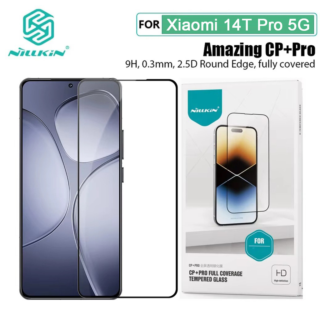 ฟิล์มกระจก Xiaomi 14T Nillkin CP+Pro แบบเต็มจอ ฟิล์มกระจกสำหรับ Xiaomi ...