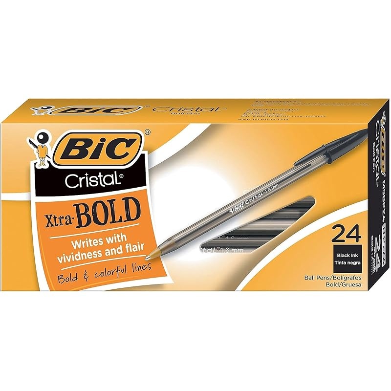 《JAPAN》★BIC Cristal Extra Smooth Ballpoint Pen 24 Count | Shopee Thailand