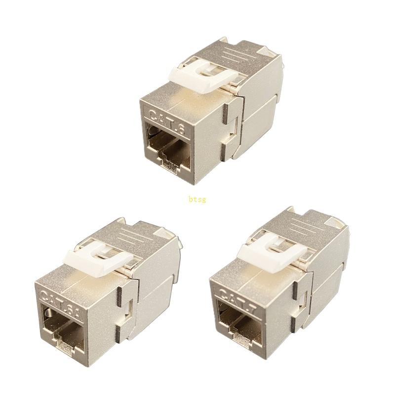 Bt RJ45 Toolless Keystone แจ็ค Cat6 Cat6A Cat7 Shielded โมดูลเชื่อมต่อ ...