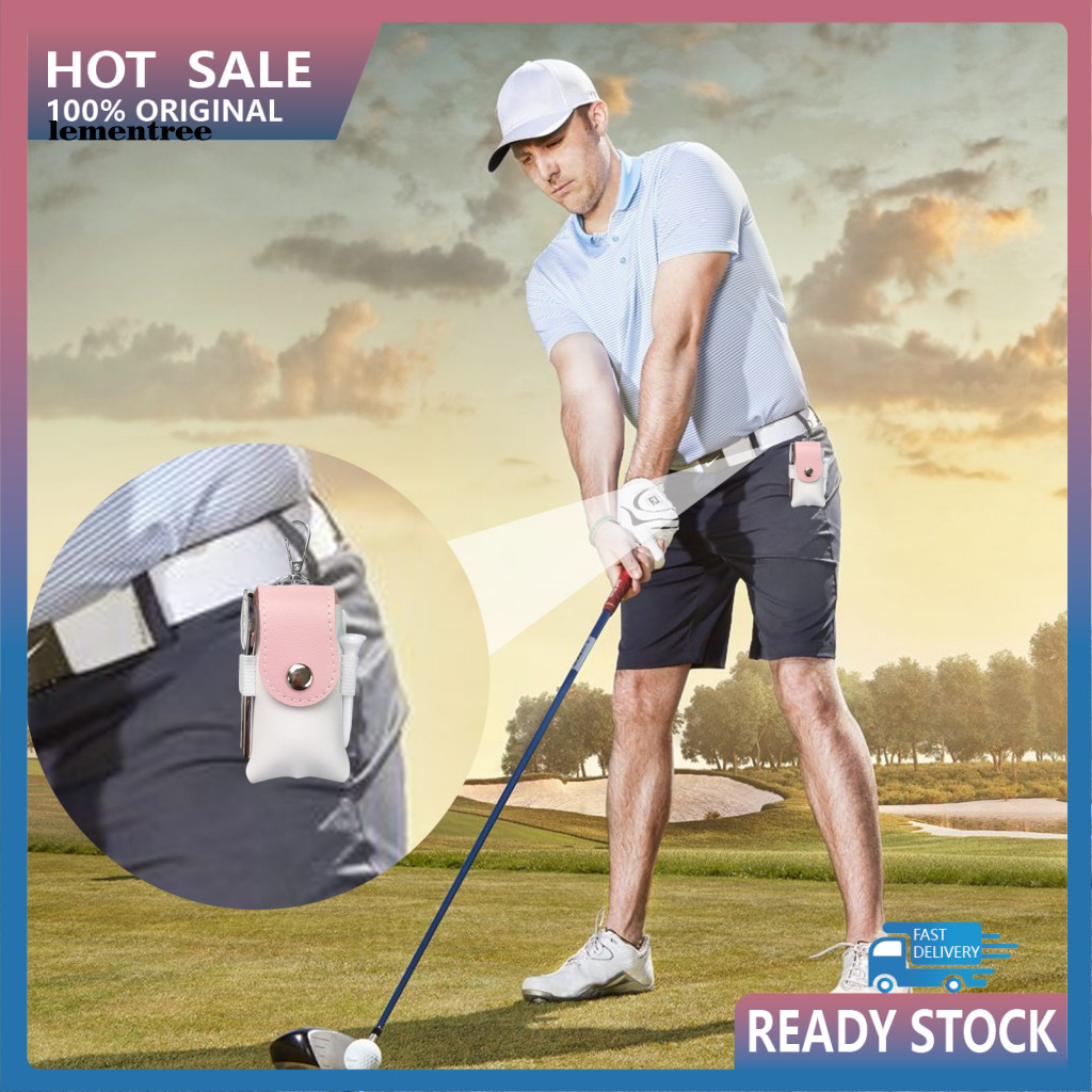 Golf Tee Holder ถุงกอล์ฟแบบพกพา Premium Golf Ball Carrier Bag ปิด ...