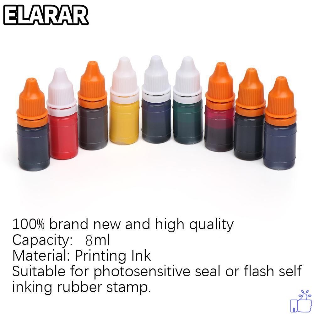 เอลรา‌R 2 ชิ้น Photosensitive Seal Make Seal Hot Oil Inkpad สํานักงาน ...