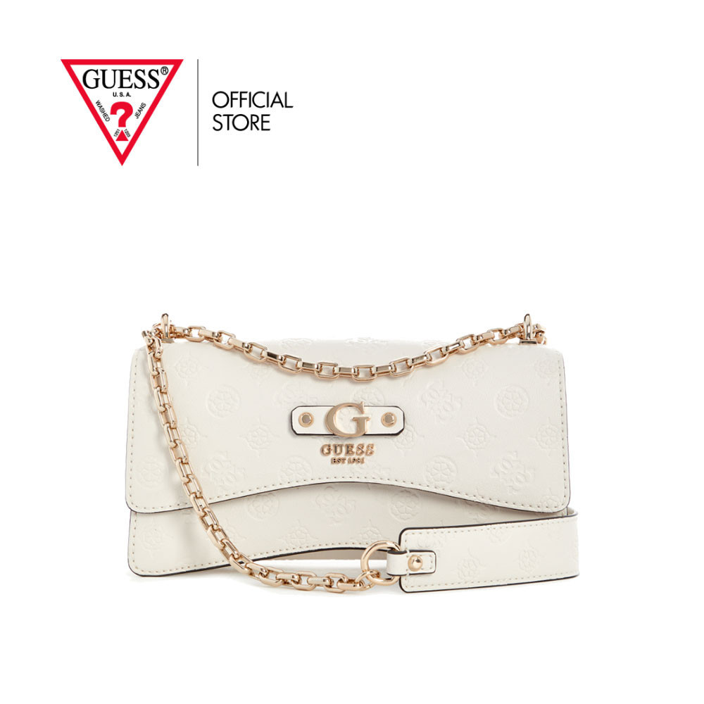 GUESS กระเป๋า รุ่น PD952921 GERTY CONVERTIBLE XBODY FLAP สีขาว | Shopee ...