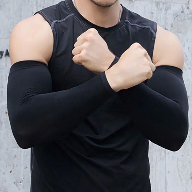 xinpin Large Size Ice Sleeves Extra Large Summer Men's Arm Guards Sun ...