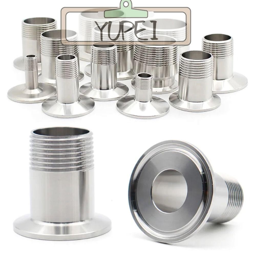 YUPEI 1 ชิ้นข้อต่อท่อ, SUS304 สุขาภิบาล DN15-DN40 Tri Clamp, Homebrew 1 ...