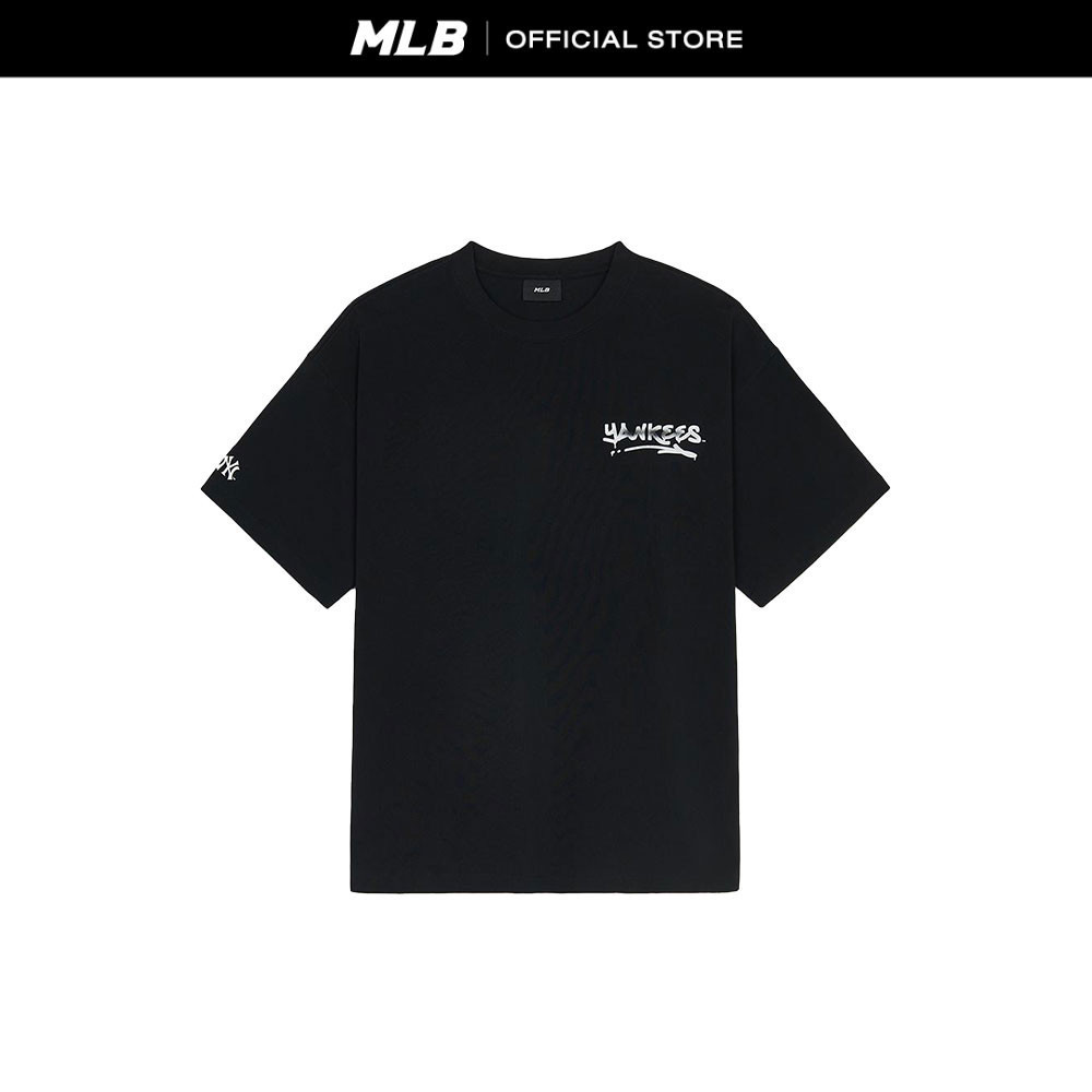 MLB เสื้อยืด ยูนิเซ็กส์ Unisex Basic Street Logo Heavy Weight Mega ...