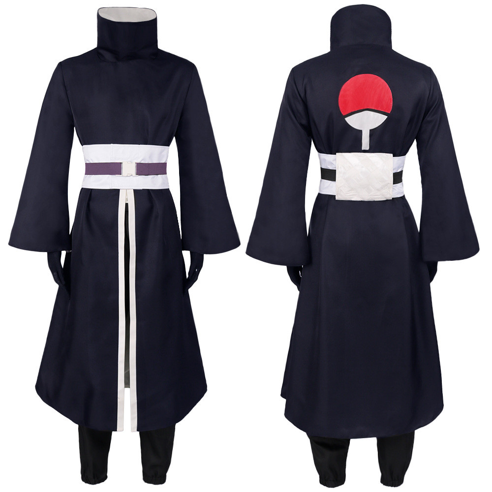 Ninja cos เสื้อผ้า Shippuden Uchiha Sasuke ชุดหน้ากาก Akatsuki อะนิเมะ ...
