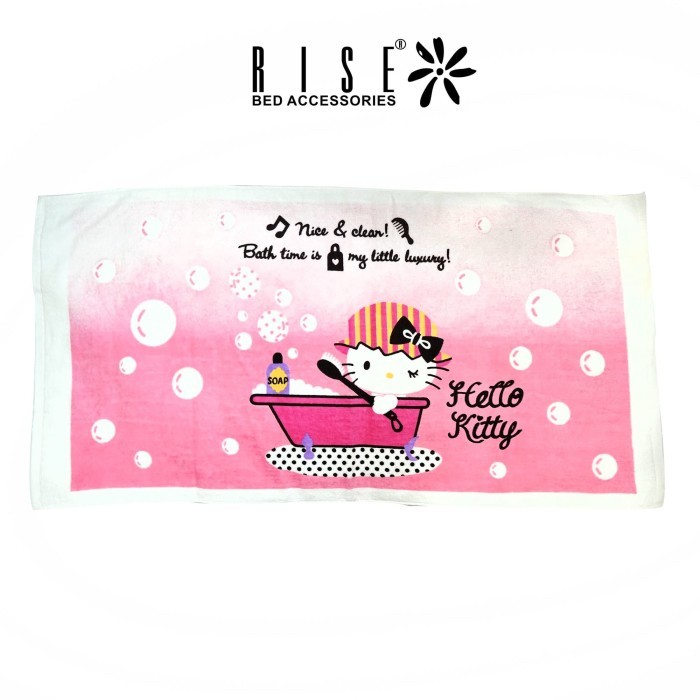 Hello Kitty Romantic Bubble Towel Original Sanrio ข้อบกพร่อง | Shopee ...