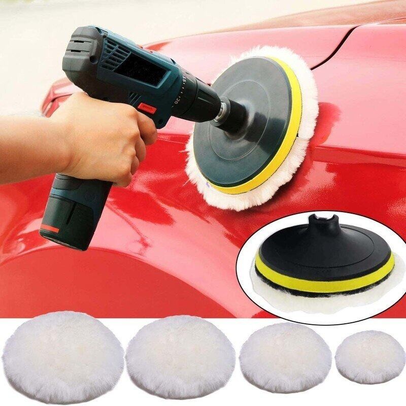 MOTOX Car Polish Pad Soft Imitated Wool Polishing Disc Polisher Auto ...