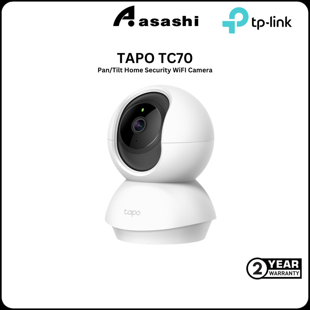 Tp-link Tapo TC70 Pan/Tilt Home Security WiFI Camera | Shopee Thailand