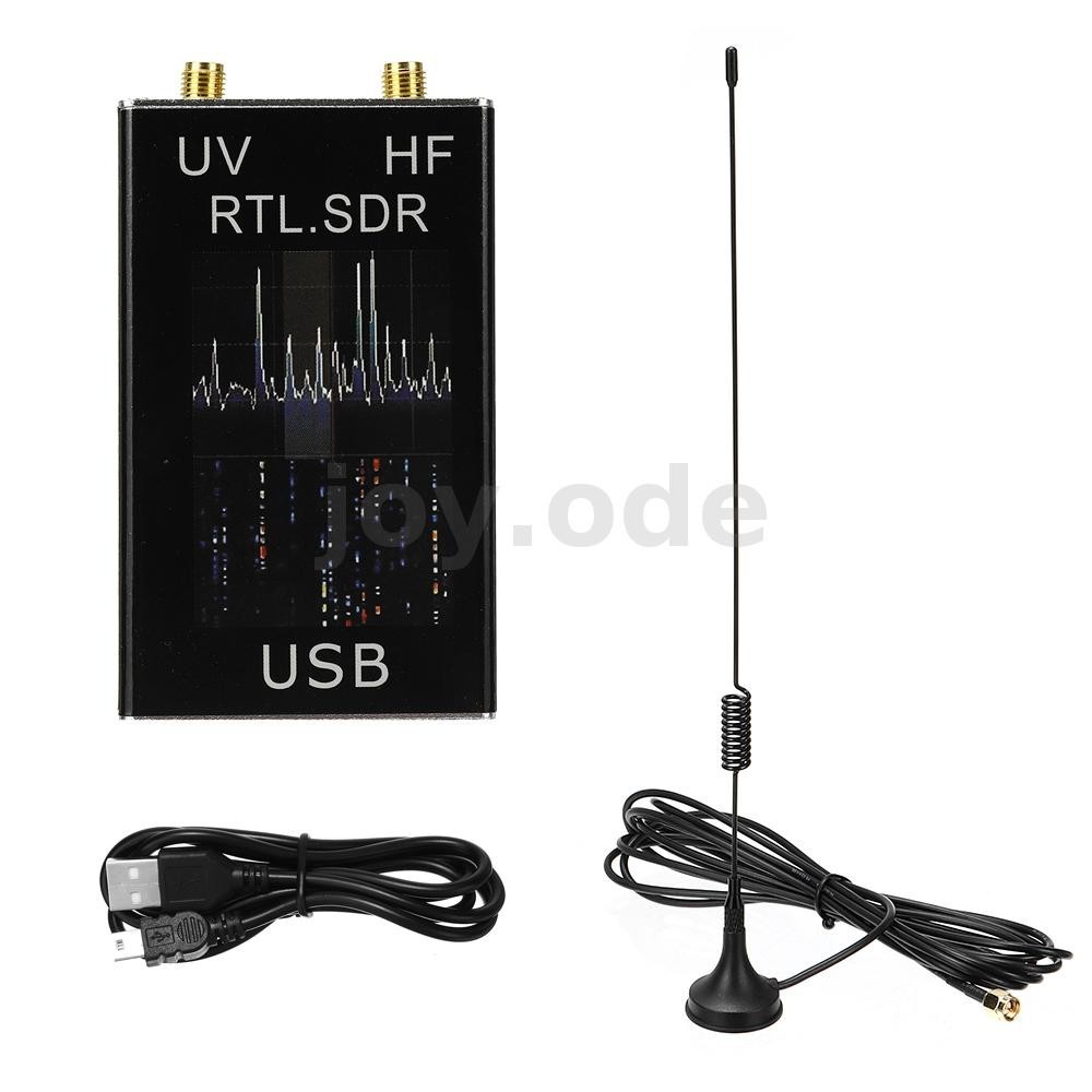 100khz-1.7ghz Full Band UV HF RTL-SDR USB Tuner Receiver USB Dongle ...