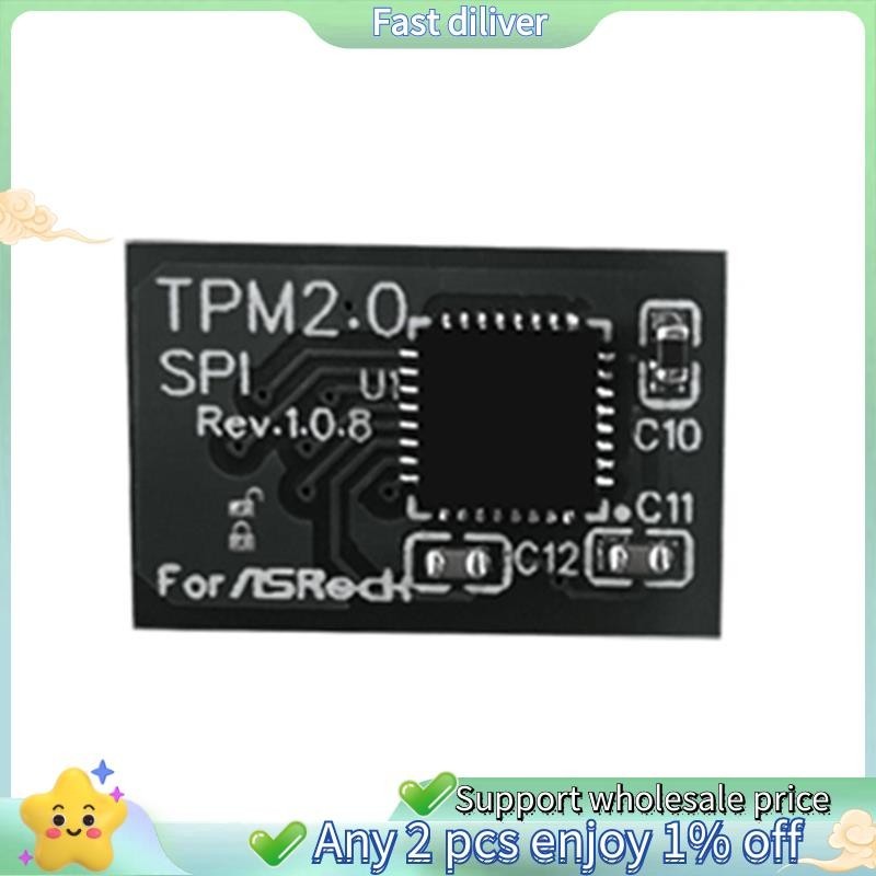 Tpm 2.0 โมดูลรักษาความปลอดภัยการเข้ารหัสการ์ดระยะไกล 14 พิน SPI TPM2.0 ...