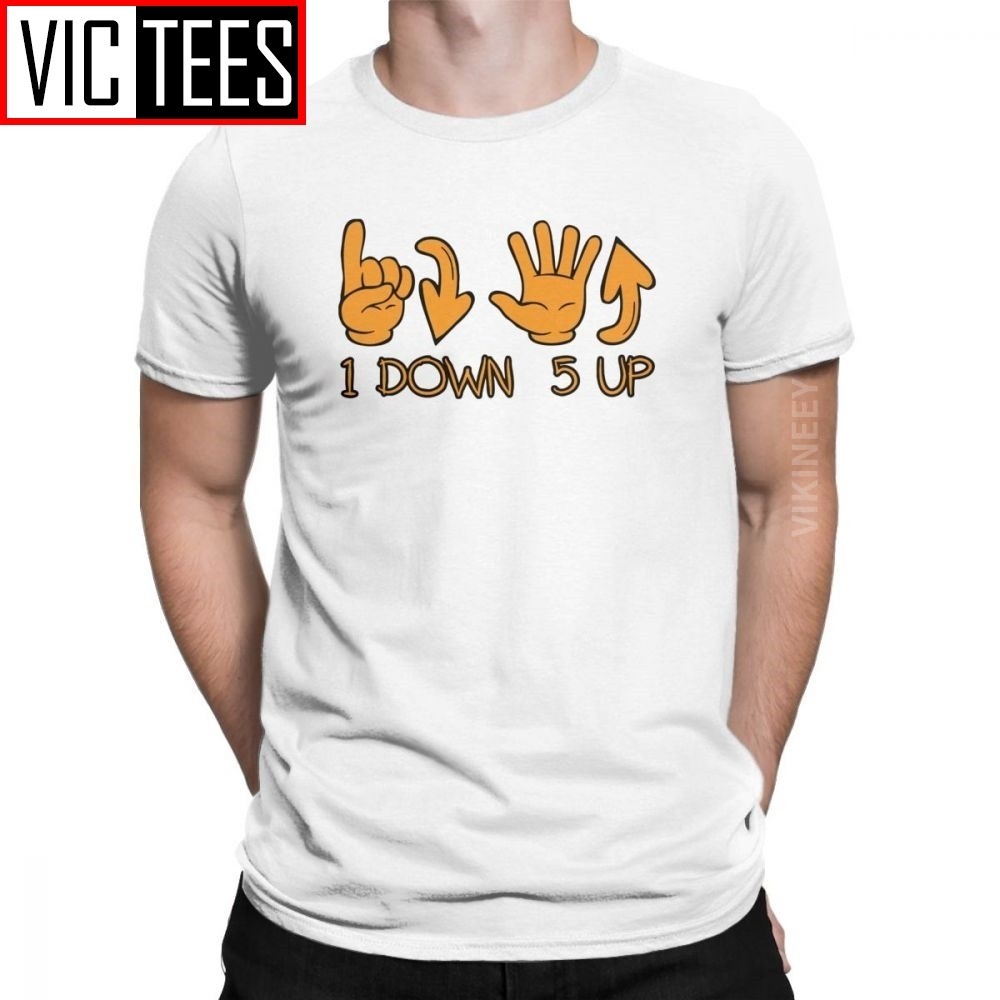 เสื้อยืด One Down Five Up สำหรับผู้ชาย ทำจากผ้าฝ้าย เหมาะสำหรับคนที่ชอบ ...