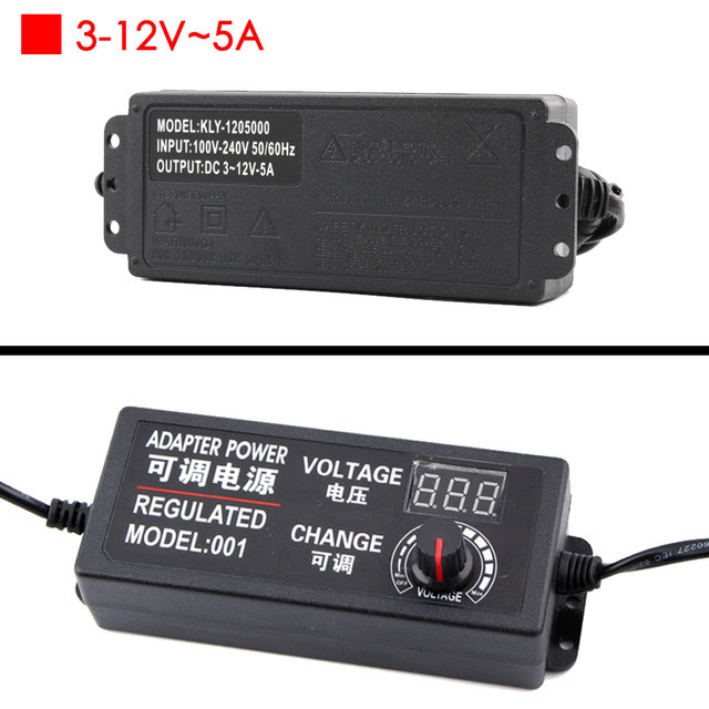 Universal ปรับ AC TO DC Power Supply ADAPTER 3V 5V 6V 9V 12 V 15V 18V 24V 1A 2A 5A อะแดปเตอร์ ...