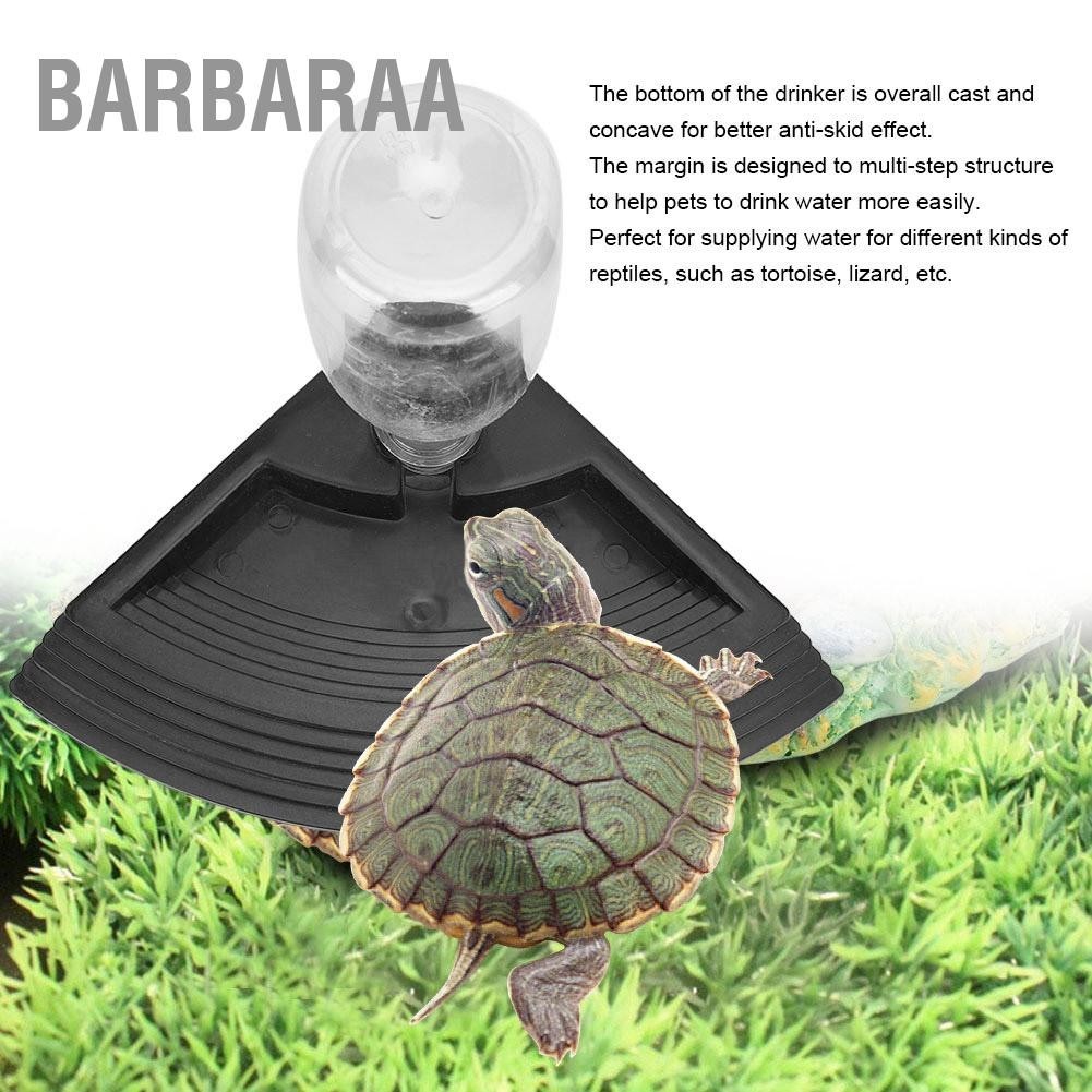 Barbaraa สัตว์เลี้ยงสัตว์เลื้อยคลานตู้น้ำอัตโนมัติดื่มน้ำพุชามน้ำสำหรับ ...