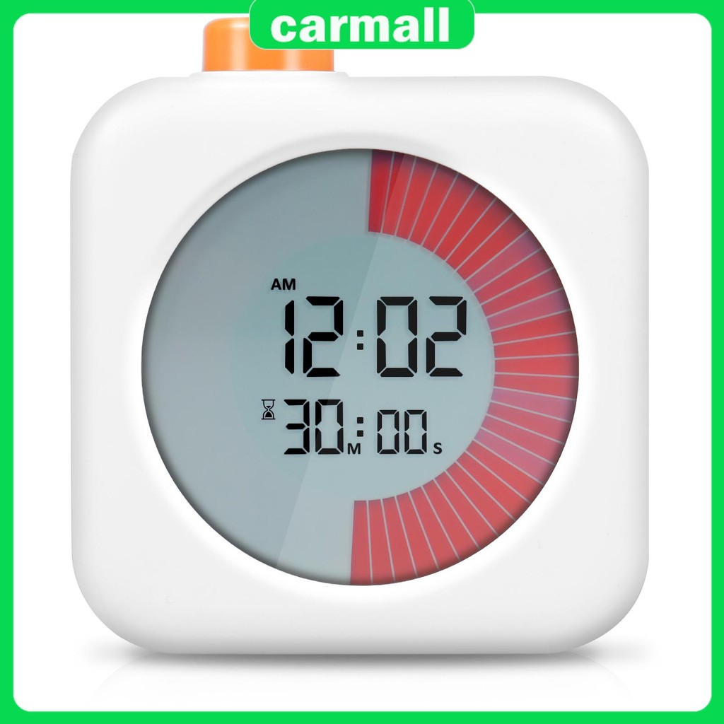 Digital Visual Timer สําหรับเด็กผู้ใหญ่ 60-Minute Visual Countdown Timer หน้าจอ LCD Timer Hour ...