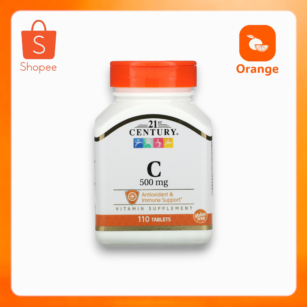 21st Century, Vitamin C, 500 mg, 110 Tablets วิตามิน C ขนาด 500 มก. ...