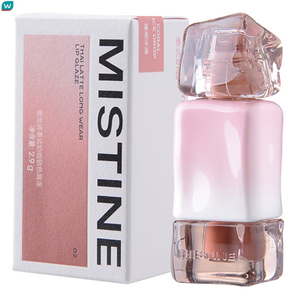 Mistine มิสทีน ไทย ลาเต้ ลอง แวร์ ลิป เกลซ 2.9ก. 02 คอรัล ไอซ์ ดรอป | Shopee Thailand