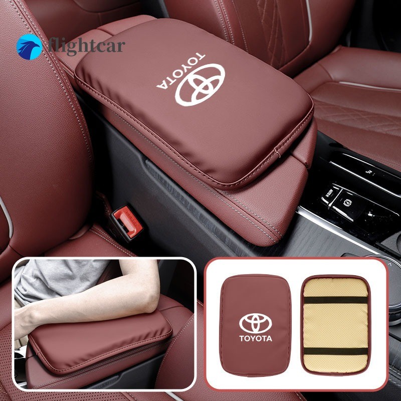 รถ Armrest Mat คอนโซลกลาง Arm Rest ป้องกัน Pad สําหรับ Toyota Camry ...