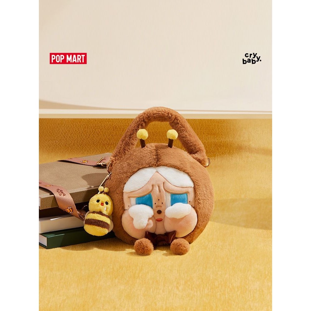 Popmart CRYBABY Tears Factory Series-Big Head Bag (Crying Bee) | Shopee ...
