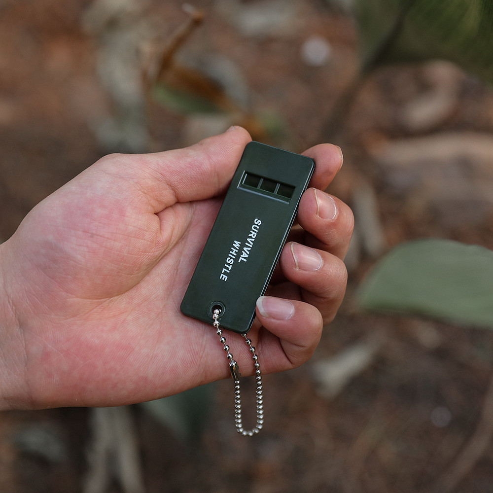 Triple frequency outdoor survival whistle, life-saving first aid, high ...