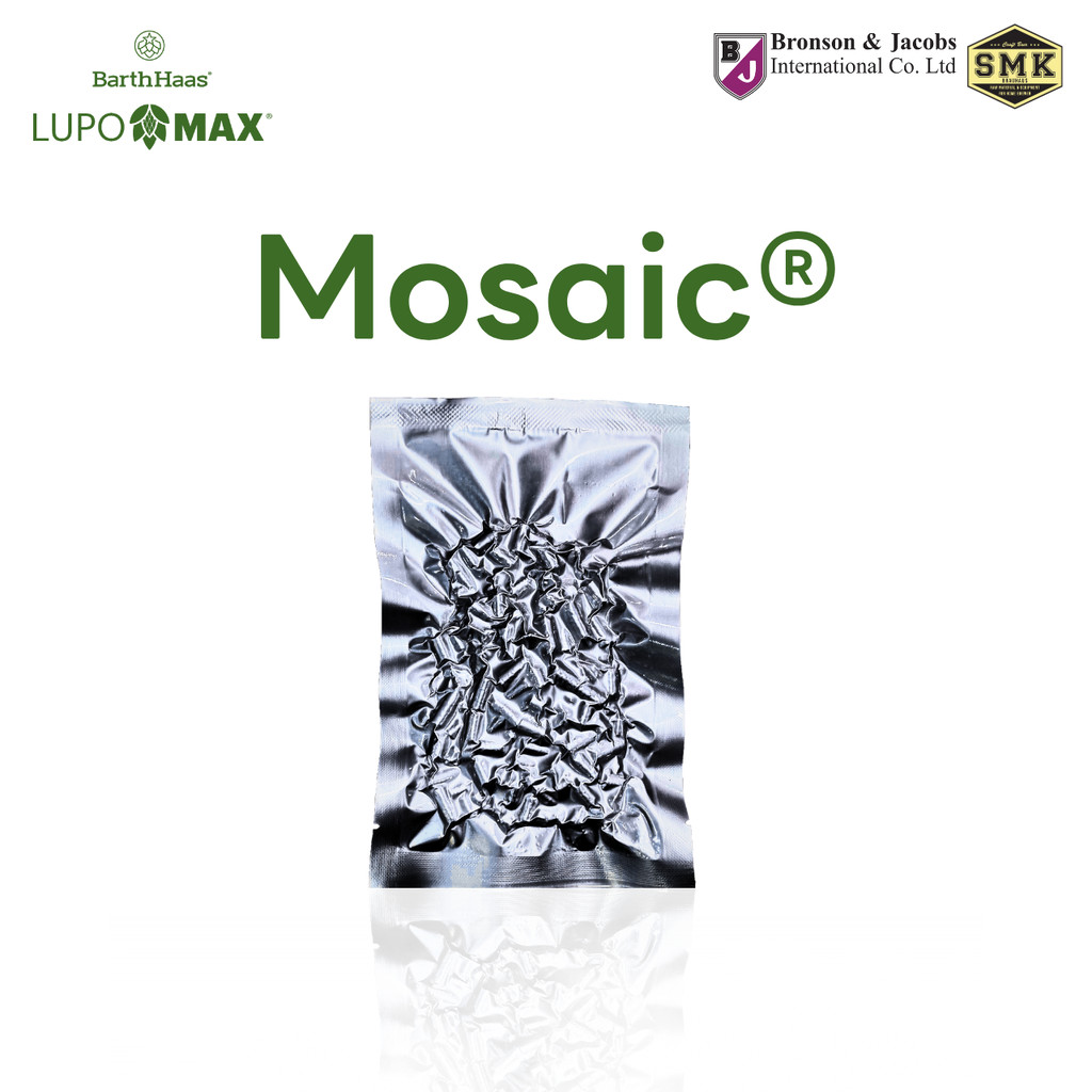 Mosaic® (US) HOPS LUPOMAX BARTH HAAS : 500g./1Kg. AA:19.9% Crop :2024 ฮ ...